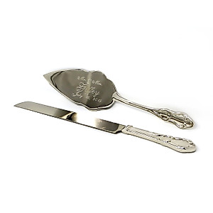 Personalized Wedding Cake Server and Knife Set- Wedding Gift- Wedding accessory- Bridal Shower- Rehearsal