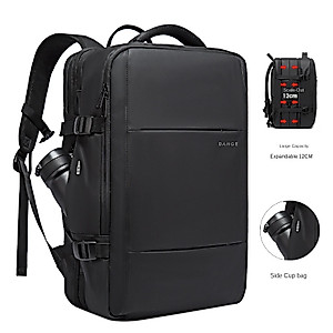 Travel Laptop Backpack, USB Charging Interface Travel Laptop Backpack, 35L Expandable Oversized Business Backpack, Universal Laptop Travel Backpack for Men and Women largesize grizzly