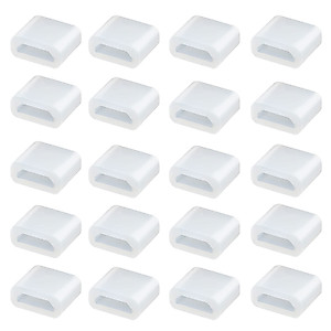 20 PCS USB Anti Dust Cover Plugs, USB Dust Stopper, Silicone Soft Micro USB Cap Port Protector, Anti Dust Cover Protector Plugs Cap for Micro USB Male Ports