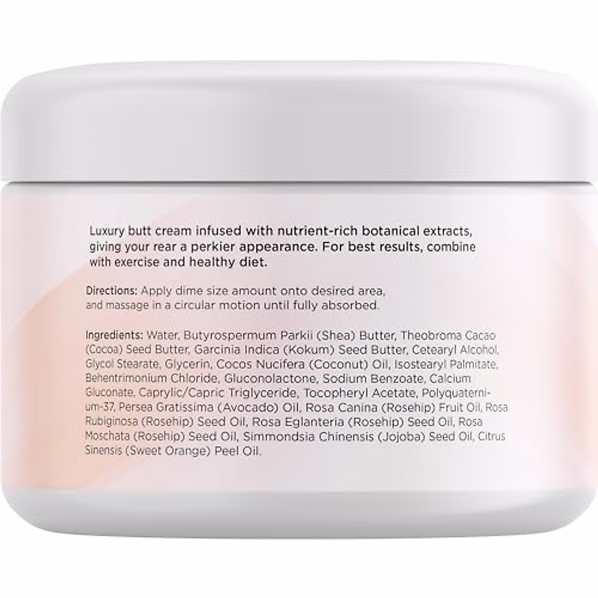 Deeply Moisturizing Butt Enhancement Cream - Firming & Nourishing with Cocoa Butter, Shea, Vitamin E & Coconut Oil (4 Fl Oz)