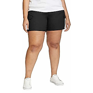 Eddie Bauer Womens Summer Trail Short Color Black (as1, Numeric, Numeric_4, Regular, Regular)