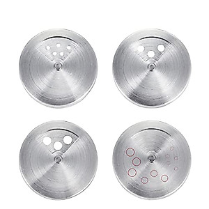 Stainless Steel Salt and Pepper Shakers, Spice Shakers with Transparent Window, Glass Spice Jars Seasoning Shaker Dispenser with Rotatable Lid, Salt and Pepper Shakers for Salt Sugar Spice Pepper