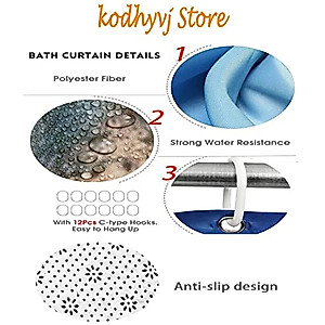 kodhyvj 4 PCS Gaming Bathroom Sets for Boys Game Shower Curtain Set with Curtain,Rug,Toilet Cover and U Shaped Mat Video Gamer Bathroom Decor with 12 Hooks