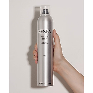 Kenra Volume Spray 25 50% | Super Hold Finishing & Styling Hairspray | Flake-free & Fast-drying | Wind & Humidity Resistance | All Hair Types | 16 oz (2-Pack)