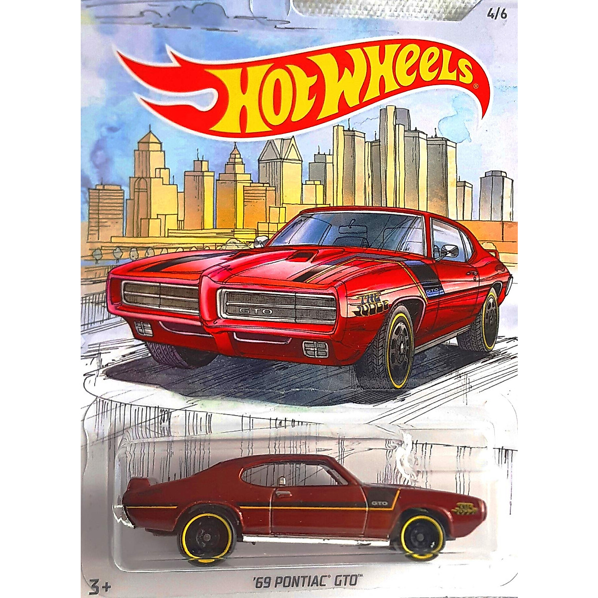 Hot Wheels Detroit Muscle Car Complete Series 6 Car Set