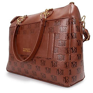 Badgley Mischka Madalyn Vegan Leather Travel Tote Weekender Bag