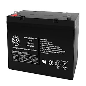 AJC Battery Compatible with MK M22NF SLD G 12V 55Ah Sealed Lead Acid Battery