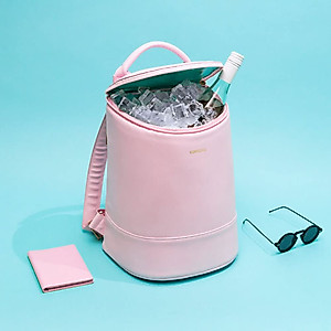 Corkcicle EOLA Soft Cooler Backpack, Rose Quartz, Waterproof and Leak Proof Insulated Bag, Perfect for Wine, Beer, and Ice Packs, Camping Cooler, Hiking Cooler, Beach Cooler