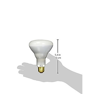 Westinghouse 0423500, 65 Watt, 130 Volt Frosted Incand BR30 Light Bulb, 2000 Hour 650 Lumen