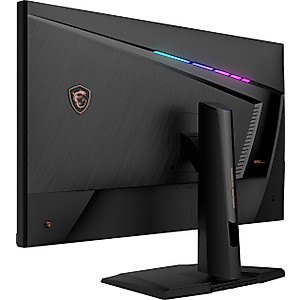 MSI MPG321UR QD 32" Gaming Monitor, 3840 x 2160 (UHD), IPS with Quantum Dot, 1ms, 144Hz, G-Sync Compatible, HDR 600, HDMI, Displayport, USB Type-C, Tilt, Swivel, Height Adjustable, Black