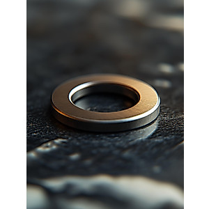 M6 Flat Washer, 304 Stainless Steel, 6mm ID, 12mm OD, 1.5mm Thickness, Plain Finish, for Bolt and Screw (Pack of 200)