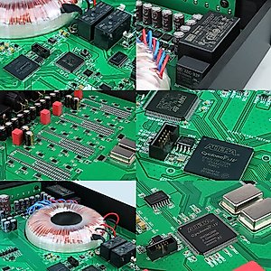Musician Aquarius R2R DAC HiFi Mid-Range Decoder Balanced DAC USB/Opt/Coax/2 x IIS/AES Input RCA/XLR Output Home Audio Desktop DAC (Black)