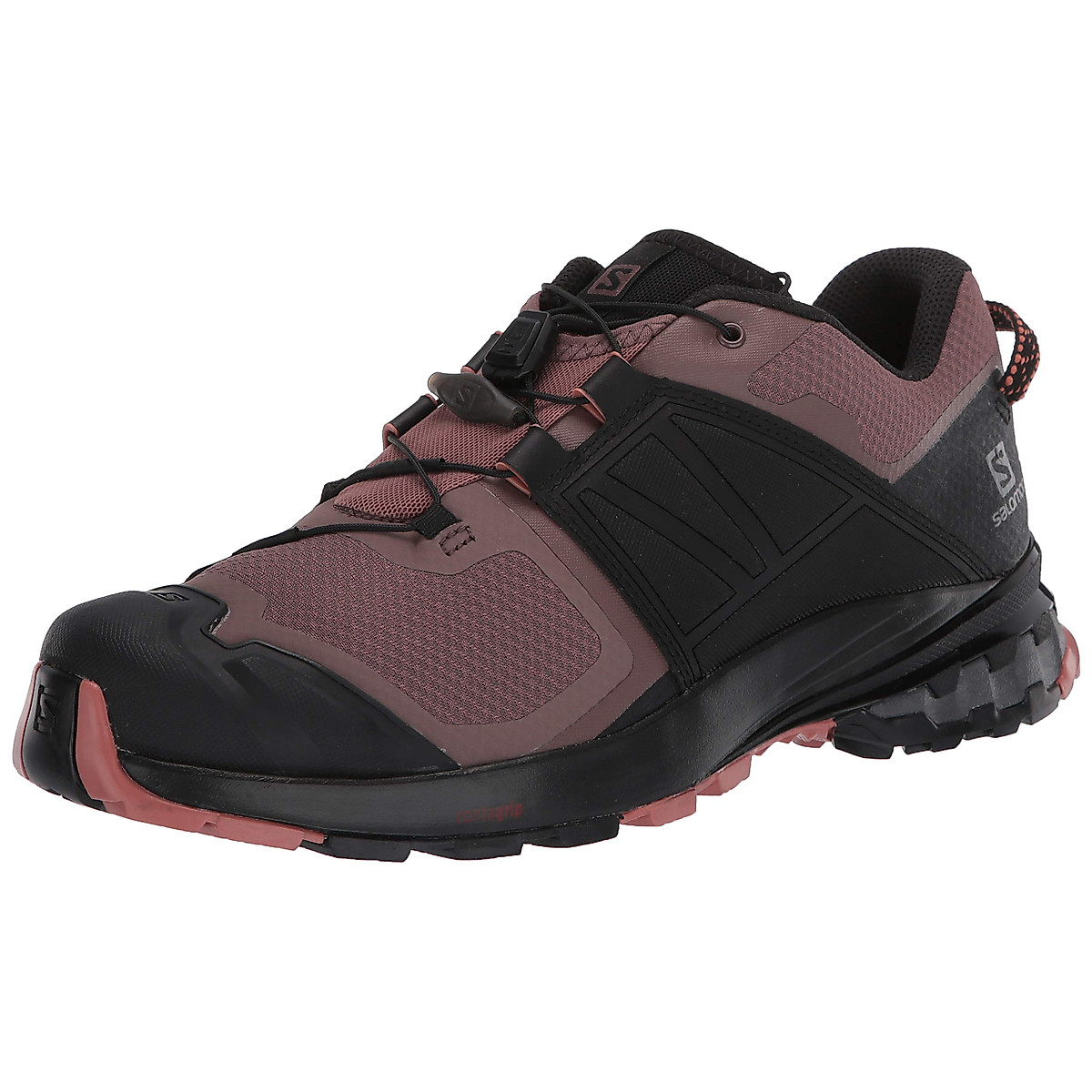 Salomon XAILD Trail Running Shoes for Women, Peppercorn/Black/Cedar Wood, 6.5