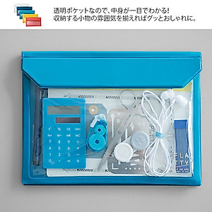 King Jim Flatty 5362 Miss Bag-in-Bag, Envelope Size, Light Blue