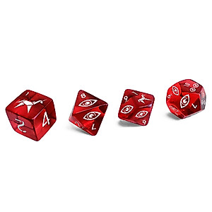 Free League Blade Runner RPG: Dice Set - 4 Piece Dice Set, SciFi RPG Accessory
