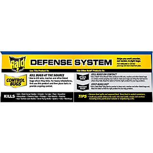 Raid Max Fogger, Insect Killer for Mosquito, Ant, Roach, Spider, Flea, for Indoor Use 6.3 Ounce (Pack of 3)