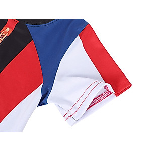 HenzWorld Descendants Evie Costume Kids Halloween Cosplay Birthday Gift Pretend Play Dress up Fancy Party Clothes Pants Set Wig Red,7-8 Years