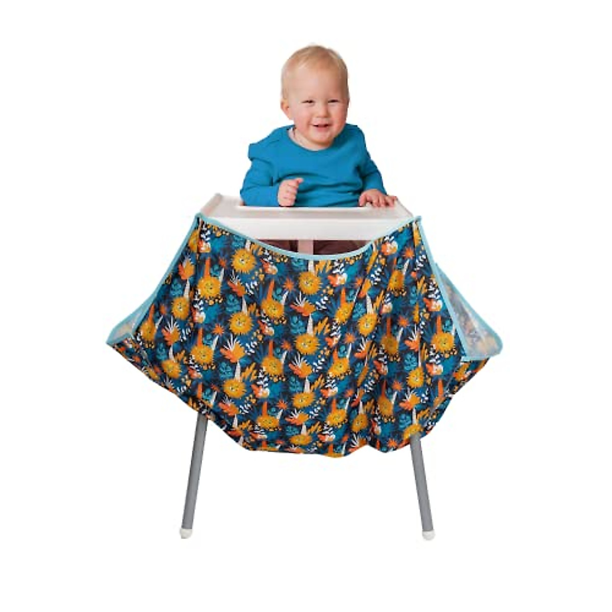 High Chair Food Catcher for Babies & Toddlers, Wipeable & Washable | Mumma's Little Helpers (Lions)