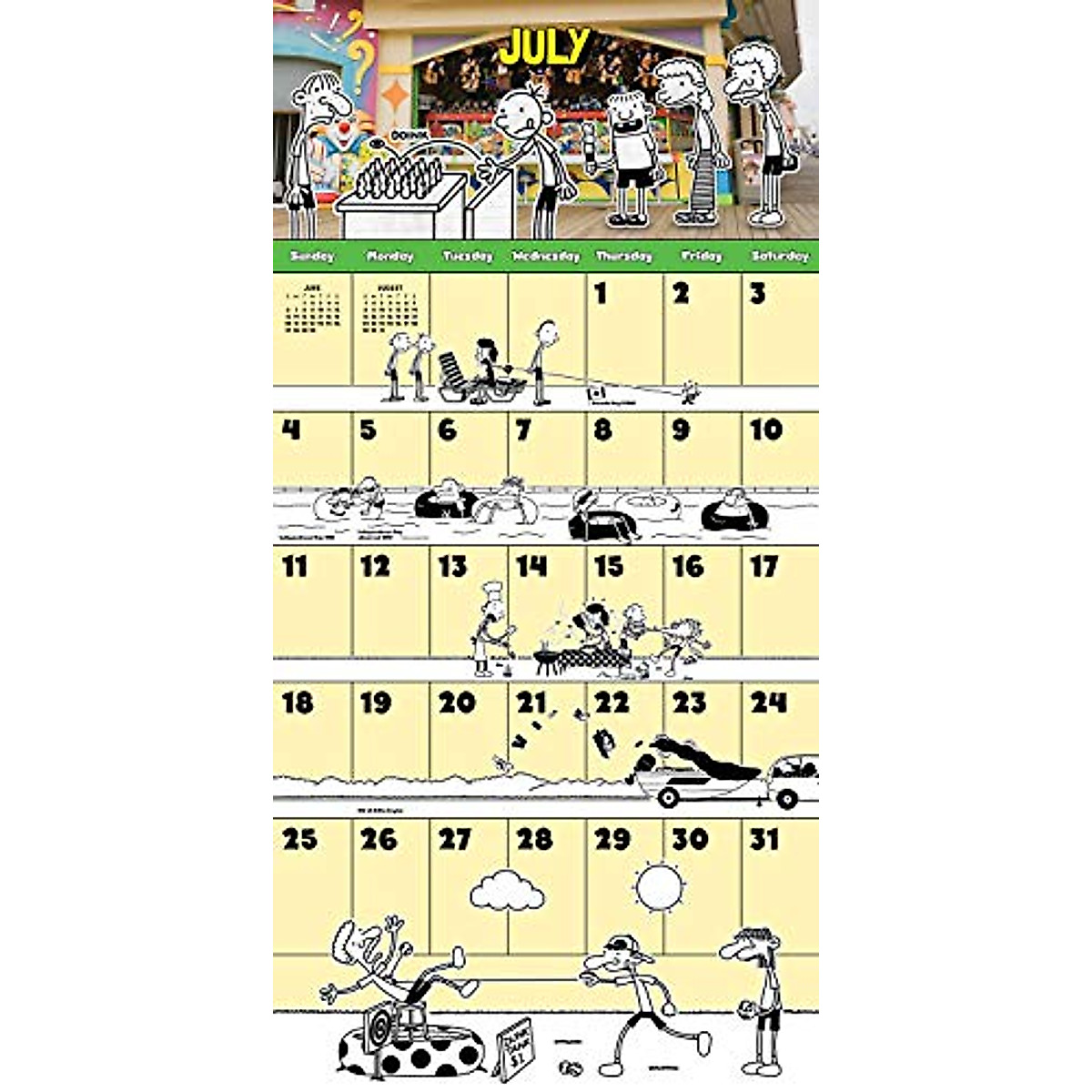 Wimpy Kid 2021 Wall Calendar