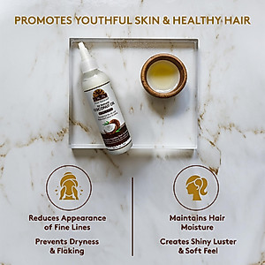 OKAY 100% COCONUT OIL for HAIR and SKIN 4oz / 118ml