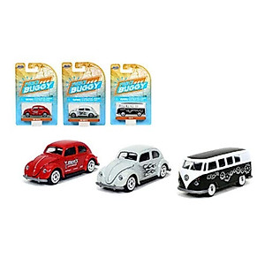 Volkswagen Beetle Bus Punch Buggy SLUG Bug Wave 1 Set of 3 2020 1/64 JADA 14051