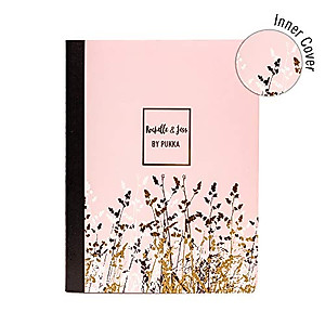 Pukka Pad, Composition Notebooks - 3 Pack of Journals Featuring 140 Pages of College Ruled 80GSM Paper with Sturdy Cover Stock - 9.75 x 7.5in - Rochelle and Jess