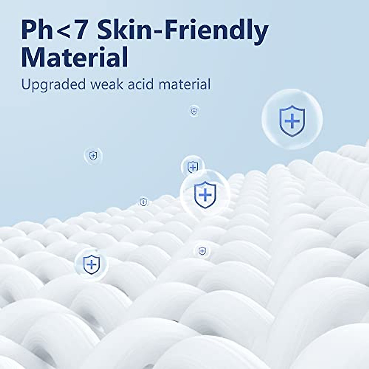 Funight KN95 Face Masks 50 Pack 5-Ply Breathable Filter Disposable Face Masks Black