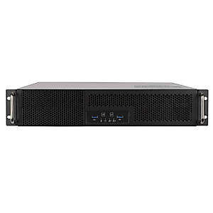 SilverStone Technology 2U Dual 5.25" Drive Bay ATX rackmount Industrial Storage Server Chassis with USB 3.1 Gen1 Interface, SST-RM23-502