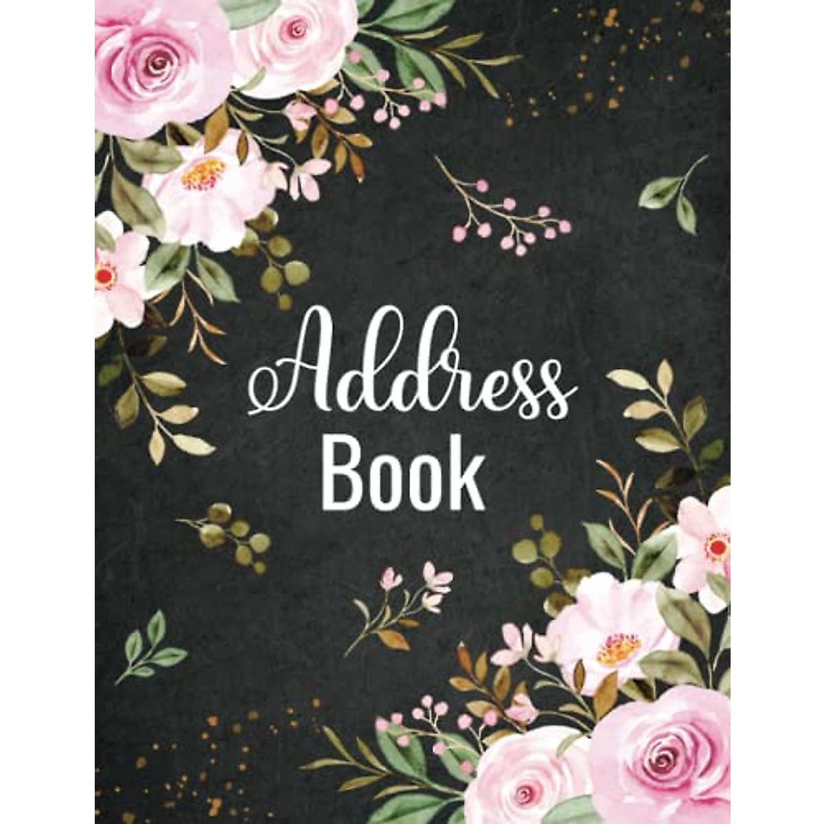 Address Book: Large Print Personal Address Book with Alphabetical Index
