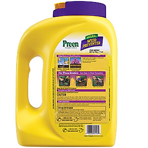 Preen Natural Vegetable Garden Weed Preventer - 5 lb, Covers 250 sq. ft.