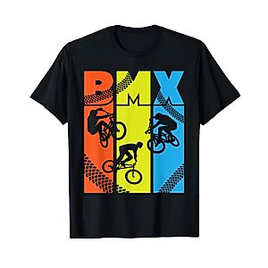 Vintage Retro BMX - Funny BMX Rider Bicycle Motocross T-Shirt