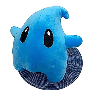 AILAAH Mario All Star Collection Luma Star Stuffed Plush Toy,Mario Plush Suitable for Gift Luma Plush Mario or wear with Princess Peach Costum's,10''(Blue) xt-01