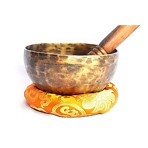 5 Inch Authentic Antique Old Tibetan Singing Bowl from Nepal-Meditation bowl,healing