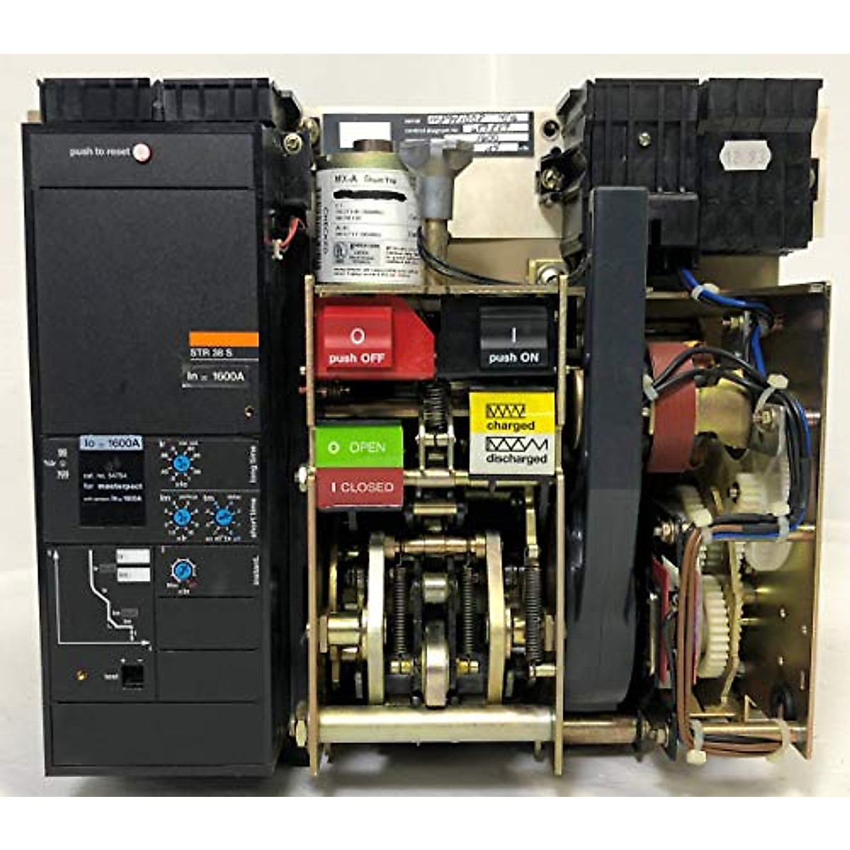 Merlin Gerin MP16H1 1600A LSI Masterpact Circuit Breaker EO w/Cradle 1600 Amp