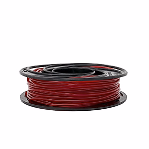 Gizmo Dorks Flexible TPU Filament for 3D Printers 3mm (2.85mm) 200g, Red