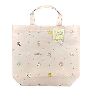 Friend Sanrio Characters, Hello Kitty, Kuromi, My Melody, Cinnamoroll Cute Tote Bag, Shopping Bag, Kitchen Reusable Grocery Bag, 13.8 in(H) x 15.2 in(L) x 3.3 in(W)