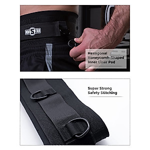 INNSTAR Vertical Jump Trainer Leg Strength Resistance Bands Set for Basketball Triple Jump Football Volleyball Training (120LB-XL)