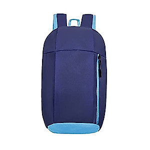 Silfrae Outdoor Backpack Daypack Mini Smal Hiking Bag 10L (Navy, 10L)