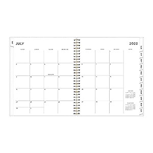 2023-2024 Blue Sky™ Weekly/Monthly Planning Calendar, 8" x 10", Moons Blush Frosted, July 2023 to June 2024, 144273
