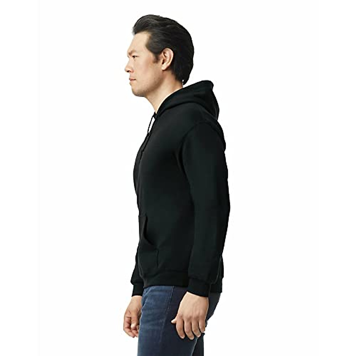 Gildan Adult Fleece Hoodie Sweatshirt, Style G18500, Multipack, Black (1-Pack), X-Large