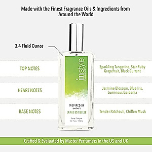 Instyle Fragrances | Inspired by Lancôme's La Vie Est Belle | Women’s Eau de Toilette | Vegan, Paraben Free, Phthalate Free | Never Tested on Animals | 3.4 Fluid Ounces