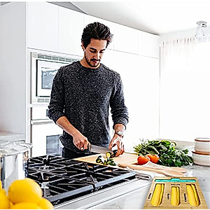 AGF Ziplock Bag Organizer for Kitchen Drawer, 4 in1 Food Baggie Dispenser Box, Food Storage Bag Organizer for Gallon, Quart, Sandwich, Snack And Variety Size Bags