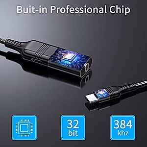 sinstar USB C to 3.5mm Audio Headphone Jack and USB C PD 3.0 Fast Charger Adapter Cable Compatible with Samsung S23/S22 Note20/10 Pixel 5/4 iPad Pro Air Pixel 7/6A/6