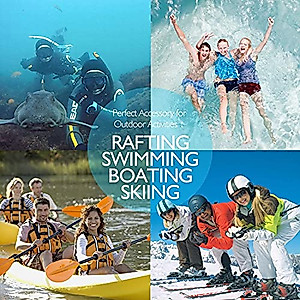 Universal Waterproof Phone Pouch, 4 Pack Waterproof Phone Case Dry Bag with Neck Strap Luminous Ornament for Water Games Protect iPhone 14 13 12 11 SE Pro Max Plus Galaxy S22 S21 Google Note up to 8"