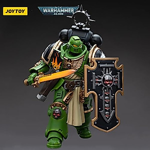 JOYTOY 1/18 Warhammer 40,000 Action Figure Salamanders Bladeguard Veteran Anime Collection Model Birthday Gift