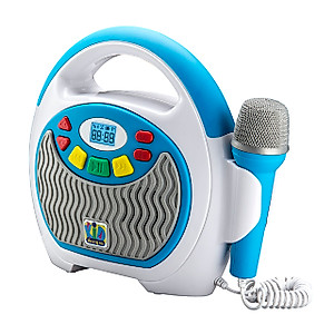 eKids KIDdesigns Mother Goose Club Bluetooth Sing Along Portable MP3 Player Real Mic 24 Songs