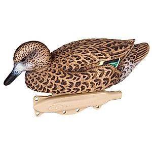 Flambeau Outdoors 8015SUV Storm Front 2 Green-Winged Teal Decoys, Classic Floaters - 6-Pack
