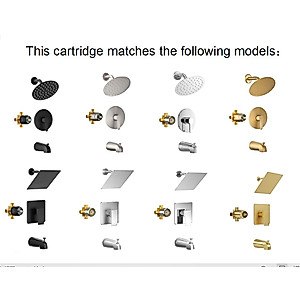 Holispa shower cartridge for 3706/3707 (H-0051SSC), 1 pcs