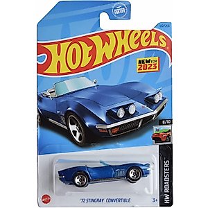 Hot Wheels '72 Stingray Convertible, HW Roadsters 8/10 [Blue] 132/250