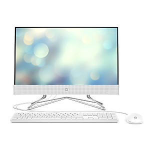 HP All-in-One 22" Desktop Computer (22-df0222, Snow White) & Sceptre 20" 1600x900 75Hz Ultra Thin LED Monitor 2X HDMI VGA Built-in Speakers